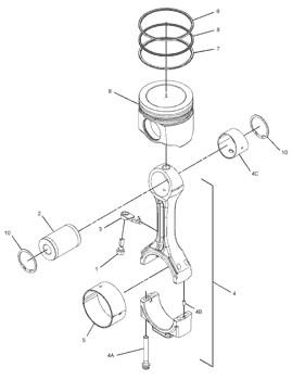 China Tak3102T Piston Liner Kit Cylinder Liner 146-1780 Engine Tak3102T Ring 1461780 Ring Kit for sale