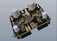 China 2 Layers FR4 Black Prototype PCB Assembly Audio Power Ampilier Heavy 2.0 Oz Copper for sale