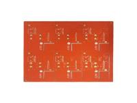 China Fr4 Double Sided PCB Red Solder Mask Custom Make FR4 Rigid Muilti Layer PCB for sale