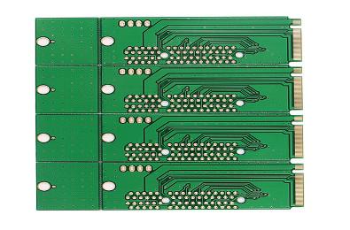 China Green Ink Printed Circuit Board E Test FR4 Double Sided PCB for sale