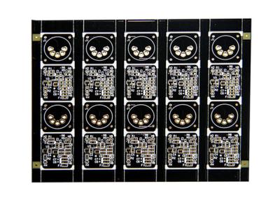 China FR4 High Tg Black Solder Mask Single Sided PCB for sale