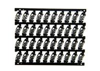 China FR4 High Tg Black Solder Mask Single Sided PCB for sale