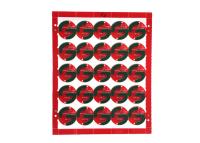 China Peelable Mask 1OZ Copper Red Ink FR4 Printed Circuit Board for sale