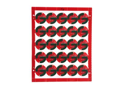 China Peelable Mask 1OZ Copper Red Ink FR4 Printed Circuit Board for sale
