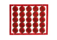 China Peelable Mask 1OZ Copper Red Ink FR4 Printed Circuit Board for sale
