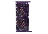 China FR4 94V0 RoHS Immersion Gold Purple Ink 2 Layer PCB Circuits Board for sale