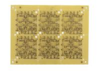 China White Legend Yellow Solder Mask FR4 Rigid Single Sided PCB for sale