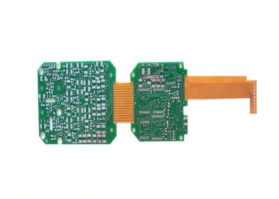 China HASL Lead Free White Overlay FR4 PI 8 Layers Flex Rigid PCB for sale