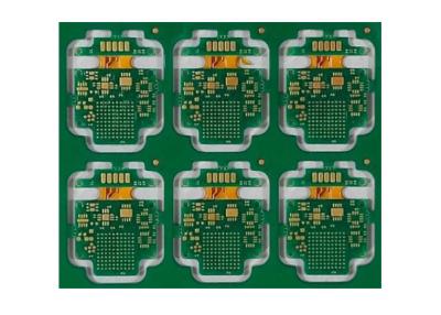 China Electronic Device 6 Layer Immersion Gold Rigid Flex Board for sale