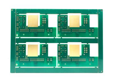 China EING Finish Rigid FR4 Green Solder Mask Prototype PCB Board for sale