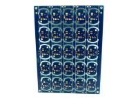 China Blue Solder Mask Immersion Gold FR4 Rigid Prototype PCB Board for sale