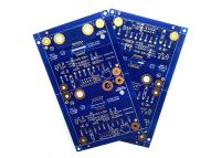 China FR-4 CEM-1 Single Sided Circuit Board LPI Blue Soldermask for sale