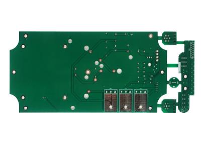 China 94V0 ROHS Double Layer PCB/ PCBA Board ISO14001 OSP LPI Green for sale