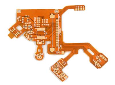 China 35um Copper UL Polyimide Flexible Pcb Prototype Immersion Gold 5mil hole for sale