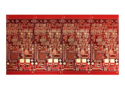 China 17um Red 94V0 Multi Layer PCB Printed Circuit Board ISO14001 for sale