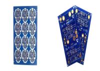 China Fr4 Blue Mask board Single Sided Printed Circuit Board PCB For Electronic for sale