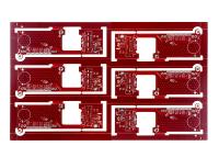 China 0.15m Hole FR4 TG150 Multilayer PCB Board Red Soldermask 175um for sale