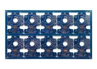 China 3mil Electronics Multilayer PCB Board PTEF PI FR4 TG150 Blue Soldermask 175um for sale