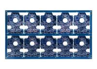 China 3mil Electronics Multilayer PCB Board PTEF PI FR4 TG150 Blue Soldermask 175um for sale