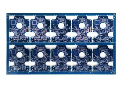China 3mil Electronics Multilayer PCB Board PTEF PI FR4 TG150 Blue Soldermask 175um for sale