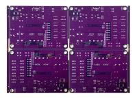 China 6 Layer FR4-4 1.6mm 2oz PCB Circuit Board 1.6mm Purple Solder Mask EING with plug hole V-cut for sale