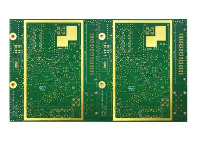 China 50u'' Hard Gold Multilayer PCB Board Green Solder mask 1oz Copper for sale