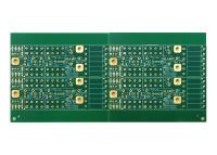 China 50u'' Hard Gold Multilayer PCB Board Green Solder mask 1oz Copper for sale