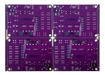 China FR4 1.6mm OSP PTFE HDI PCB Circuit Board Service Purple Soldermask for sale