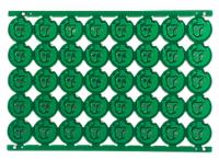 China 35um Fr4 HDI Double Sided Circuit Board 4mil 2 Layer Pcb Board for sale