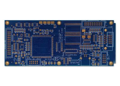China OEM Double Sided FR4 Blue Solder Mask Printed Circuit Board with 1oz HASL Lead Free PCB China Manufacturer for sale