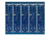 China 70um HASL HDI PCB Board 4 Layer 8mil PTEF Alu Cu With Blue Solder Mask for sale