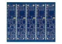 China 70um HASL HDI PCB Board 4 Layer 8mil PTEF Alu Cu With Blue Solder Mask for sale