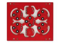 China LPI HASL 35um Double Layer PCB 2.0mm FR4 Lead Free Red Solder Mask 8mil for sale
