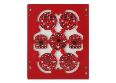 China LPI HASL 35um Double Layer PCB 2.0mm FR4 Lead Free Red Solder Mask 8mil for sale