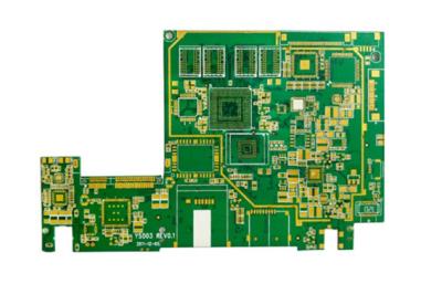 China Fr4 Tg170 Enig 2 U'' HASL Material Multilayer PCB Green Solder White Silk for sale