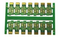 China Fr4 Tg170 Enig 2 U'' HASL Material Multilayer PCB Green Solder White Silk for sale