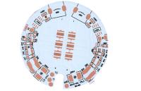 China LED Light Aluminum Fabrications Metal Core PCB Immersion Gold for sale