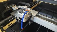 China 150W CO2 Integrated Scanning Marking Cutting Machine Multi Function Non Metallic Processing System for sale