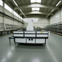 China Gantry Type CO2 Laser Cutting Machine Large Visual Panoramic Camera 150W Automated Non Metallic Processing for sale
