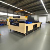China T5D-L1325SCCD CO2 Laser Cutting Machine Double Screw 300W 450W 600W CCD Edge Patrol Multi Material Processing for sale
