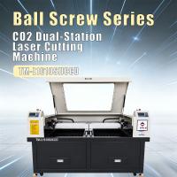 China Asynchronous Dual Workstation CO2 Laser Cutting Machine Non Metallic Efficient Production System for sale