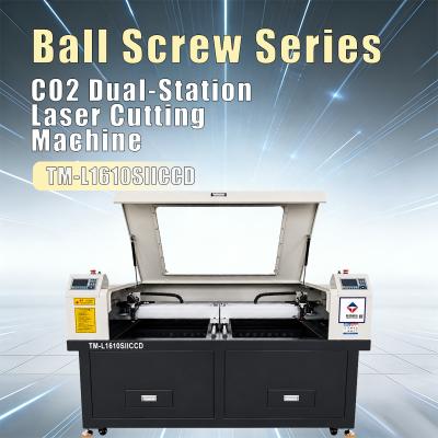China Asynchronous Dual Workstation CO2 Laser Cutting Machine Non Metallic Efficient Production System for sale