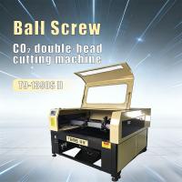 China Double Lead Screw CO2 Laser Cutting Machine 130W 450W CCD Edge Patrol Non Metallic Processing System for sale