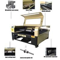 China Double Lead Screw CO2 Laser Cutting Machine 130W 450W CCD Edge Patrol Non Metallic Processing System for sale