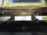 China Double Lead Screw CO2 Laser Cutting Machine 130W 450W CCD Edge Patrol Non Metallic Processing System for sale