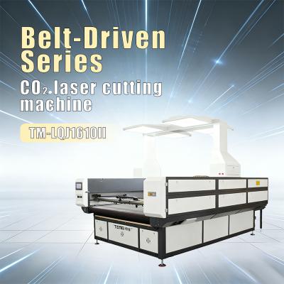 China Large Format Full View CO2 Textile Laser Cutting Machine Visual Assistance Automatic Material Feeding System for sale
