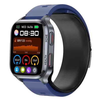 China S18 Air Pump Blood Pressure Health Smart Watch With Blood Oxygen Uric Acid Monitor for sale