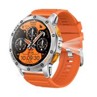 China K67 GPS Smart Watch with 1.43-inch AMOLED Screen and LED Flashlight for Men for sale