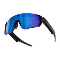 China V06 Smart Glasses-1200P HD Video AI Object Recognition IP54 Waterproof Magnetic Charging Voice Control Semi-Open for sale