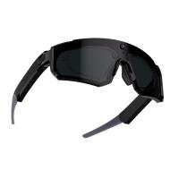 China V06 Smart Glasses-1200P HD Video AI Object Recognition IP54 Waterproof Magnetic Charging Voice Control Outdoor Cycling for sale
